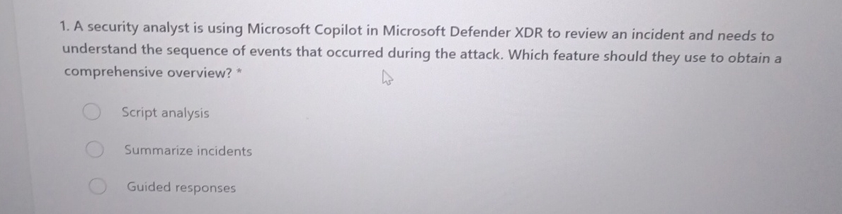 Solved A security analyst is using Microsoft Copilot in | Chegg.com