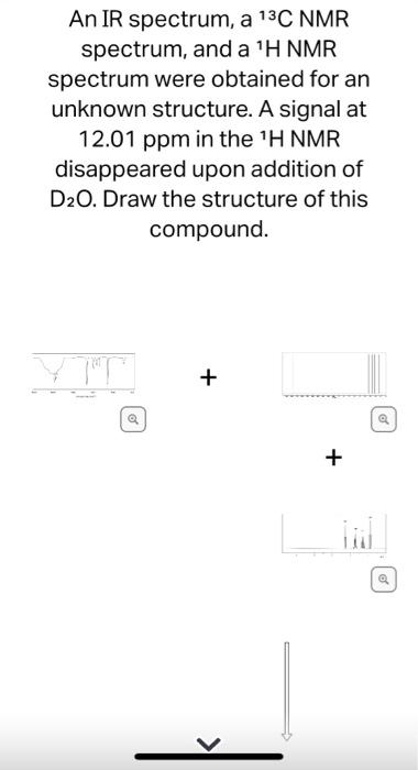 Solved Mass spectrometry of an unknown compound revealed a | Chegg.com