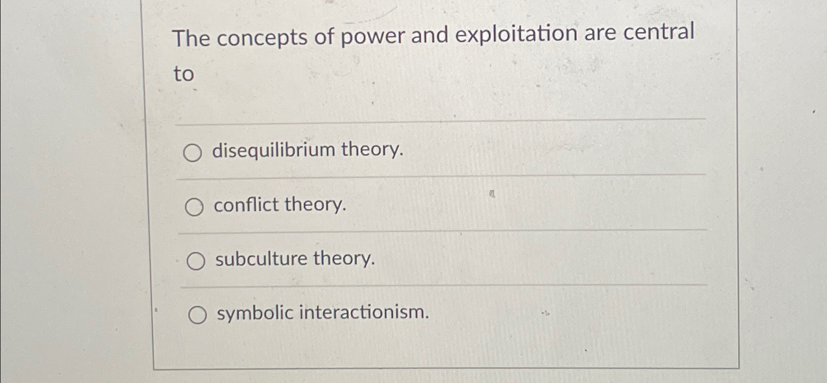Solved The concepts of power and exploitation are central | Chegg.com