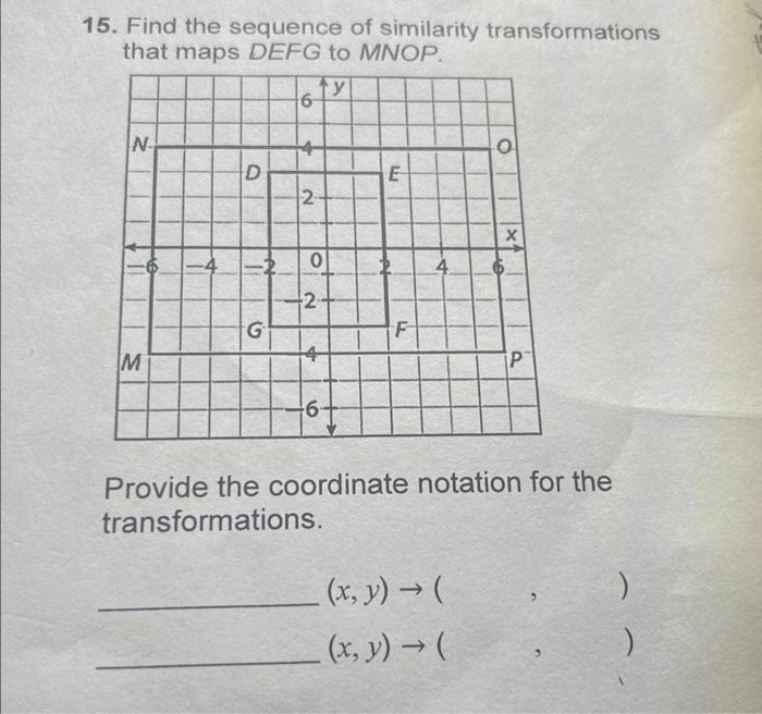 Solved 15 Find The Sequence Of Similarity Transformations