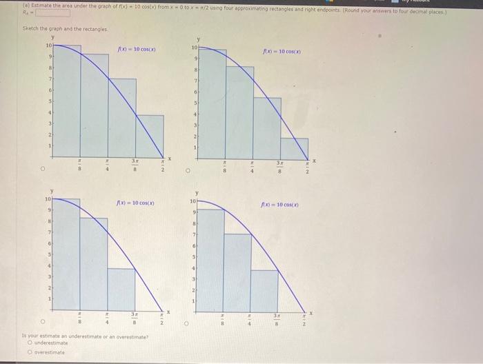 Solved (b) Repeat part (a) using left endpoints. L Sketch | Chegg.com