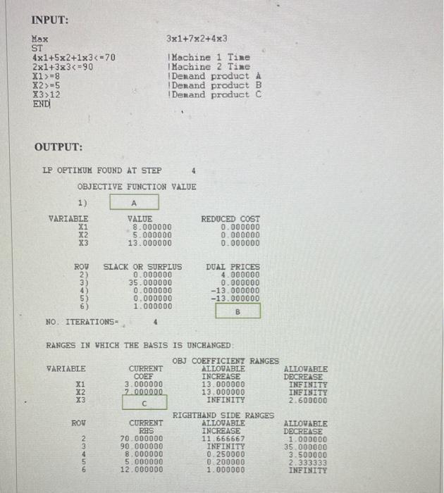 Solved For the missing values, identify the appropriate | Chegg.com