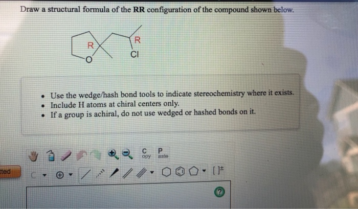 Solved Draw a structural formula of the R configuration of | Chegg.com