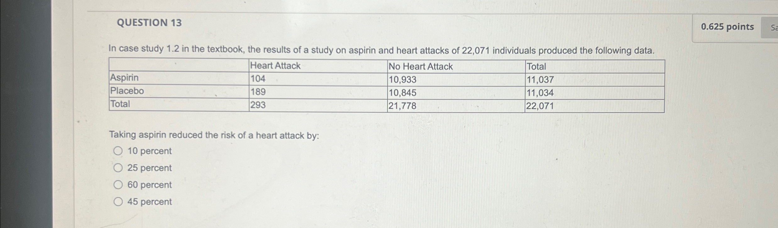 Solved QUESTION 130.625 ﻿pointsIn case study 1.2 ﻿in the | Chegg.com