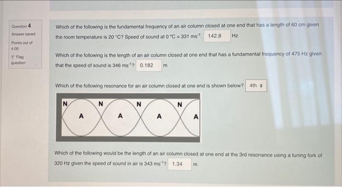 Solved this a lab on resonance there some questions that i | Chegg.com