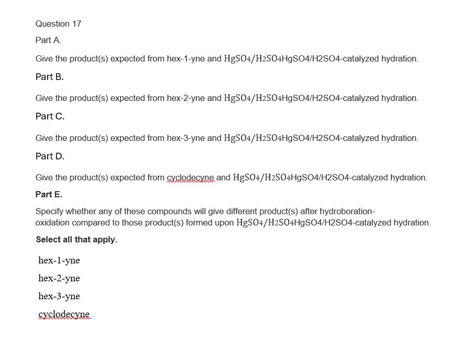 Solved Please answer question 17 ﻿parts a- ﻿e. ﻿Question | Chegg.com