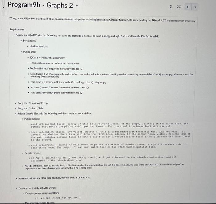 Solved Asignment Objective: Baild skills on C class creation | Chegg.com