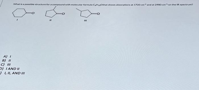 Solved What is a possible structure for a compound with | Chegg.com
