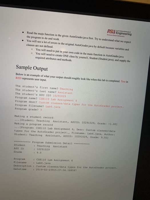 Solved ASU Engineering Arlon CSE 110 - Lab 6 Lab Topics • | Chegg.com