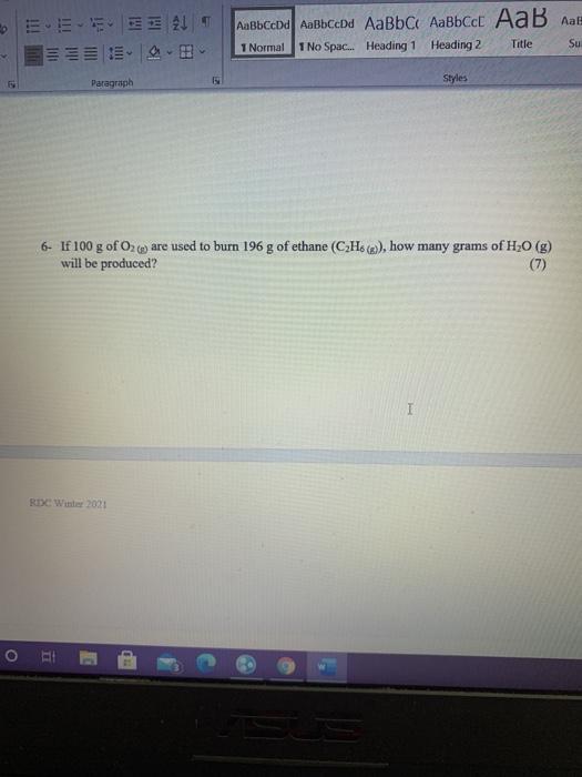 Solved AaBbccd AaBbceDd AaBbce AaBbcct AaB Aafe 1 Normal 1 | Chegg.com