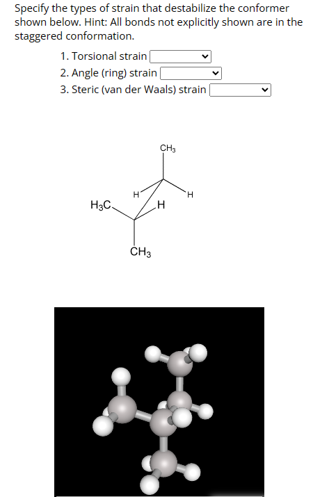 Solved Specify the types of strain that destabilize the | Chegg.com