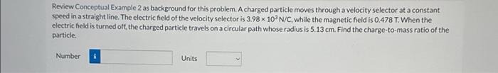Solved Review Conceptual Example 2 as background for this | Chegg.com