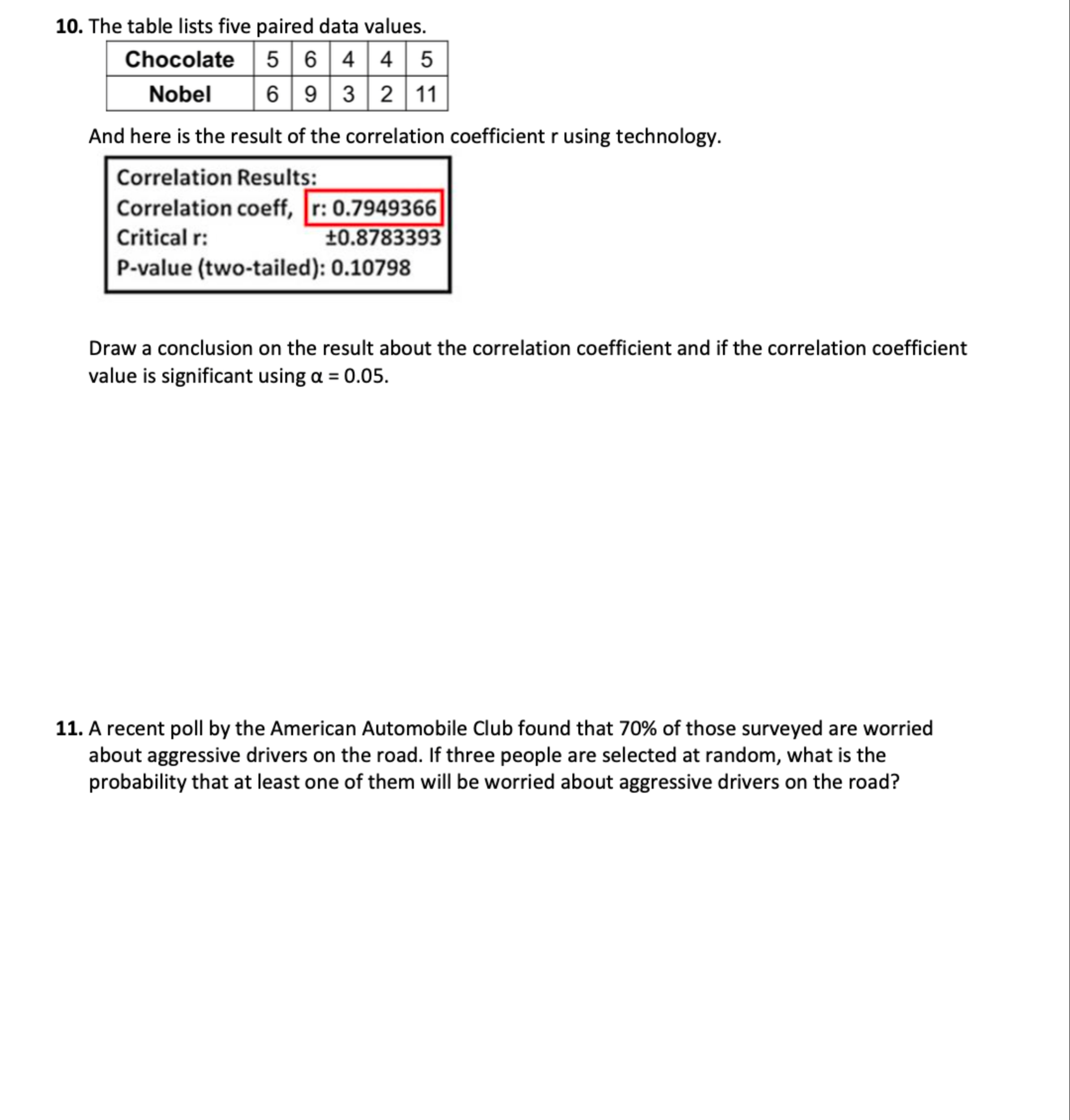 Solved The table lists five paired data values.And here is | Chegg.com