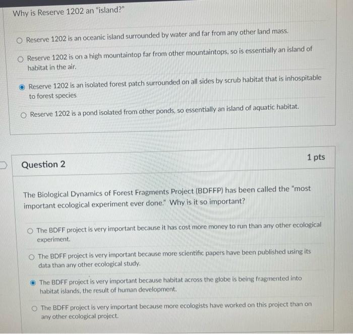 Solved Why is Reserve 1202 an "island?" Reserve 1202 is an | Chegg.com