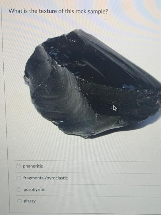 Solved What is the texture of this rock sample? phaneritic | Chegg.com