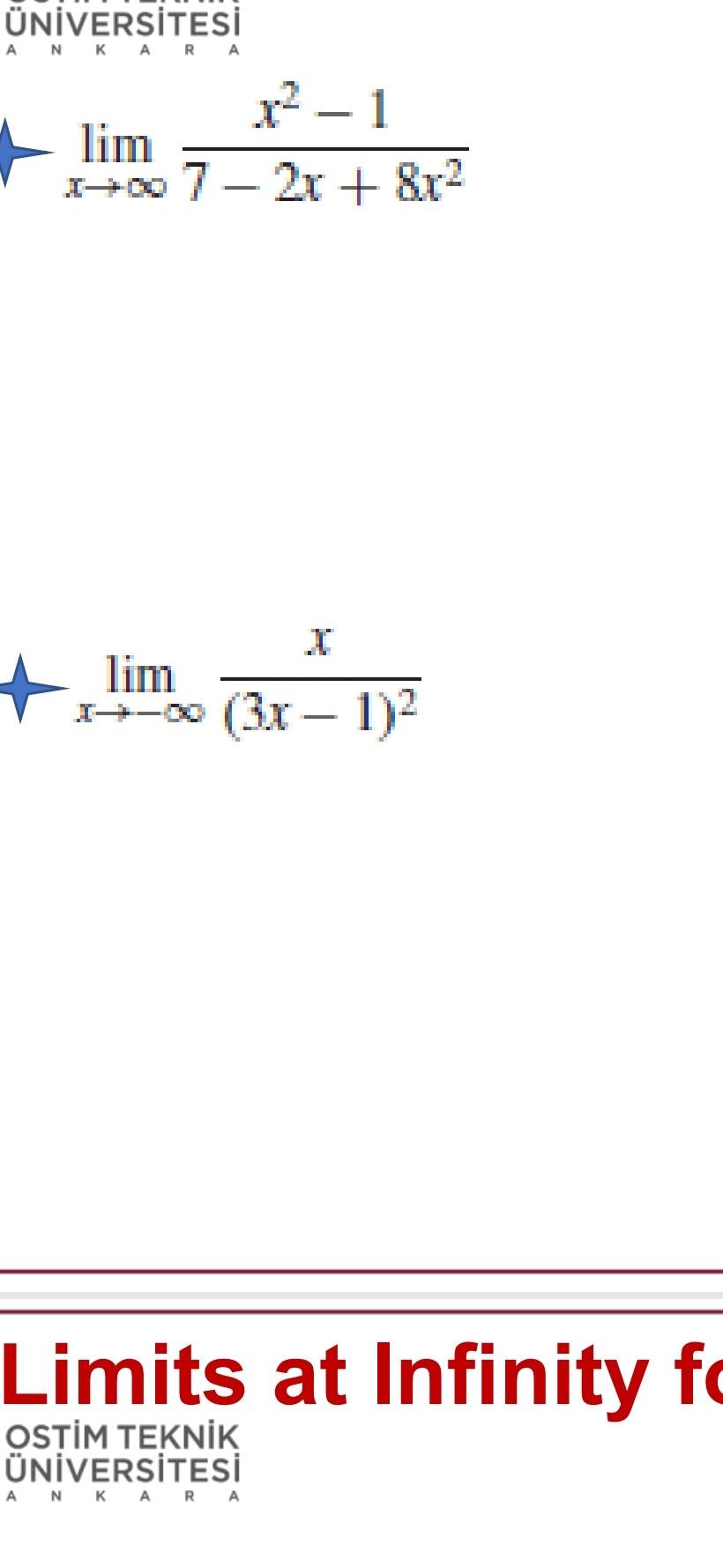 Solved limx→∞7−2x+8x2x2−1 limx→−∞(3x−1)2x Limits at Infinity | Chegg.com