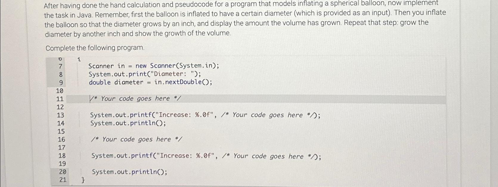 Solved After Having Done The Hand Calculation And Pseudocode