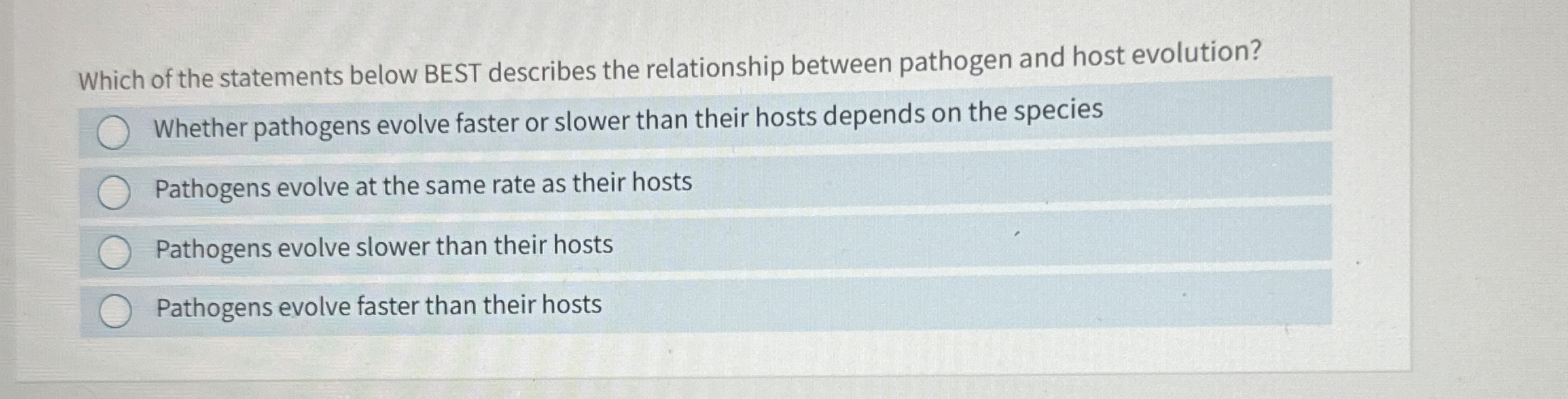 High Quality SOLUTION Which of the statements below BEST describes the | Chegg.com