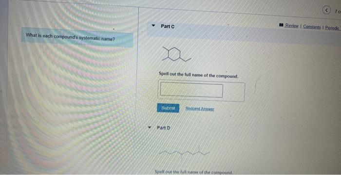 [Solved]: help pls What is each compound's systema