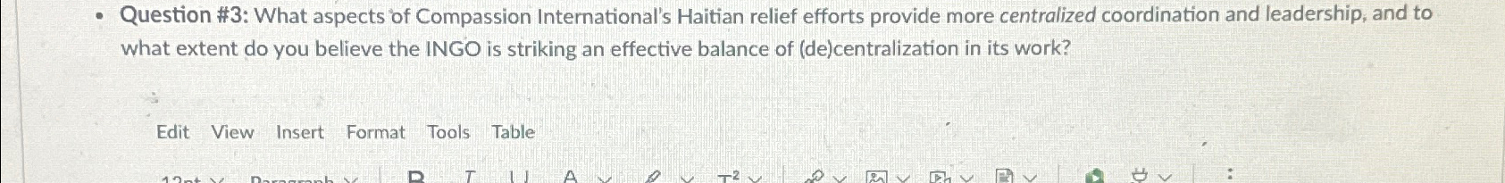 Solved Question #3: What aspects 'of Compassion | Chegg.com