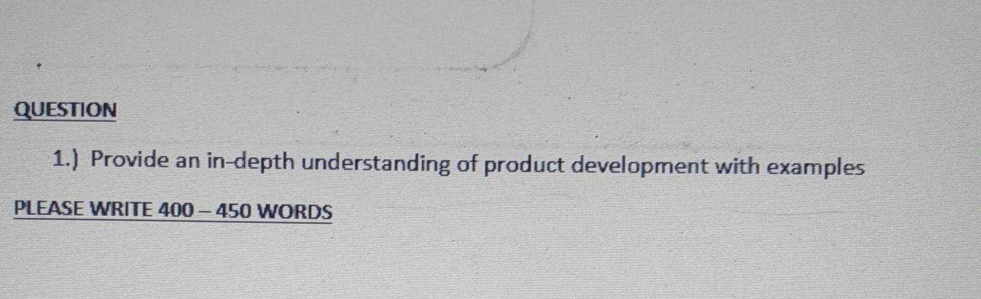 Solved QUESTION 1.) Provide an in-depth understanding of | Chegg.com