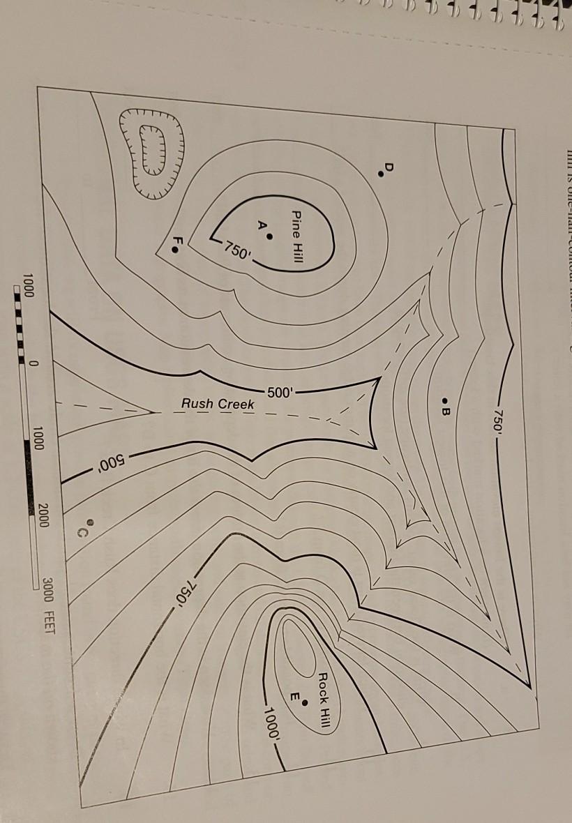 Solved 1. Where exactly is the highest point on the map? Be | Chegg.com