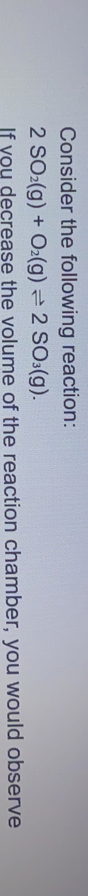 Solved Consider the following | Chegg.com