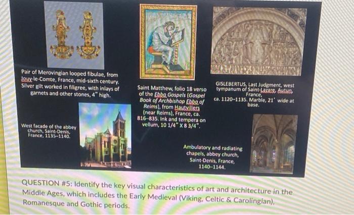 CODE Pair of Merovingian looped fibulae, from | Chegg.com