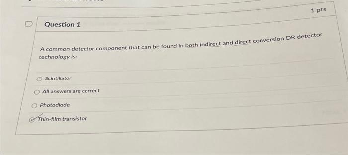 Solved A common detector component that can be found in both | Chegg.com