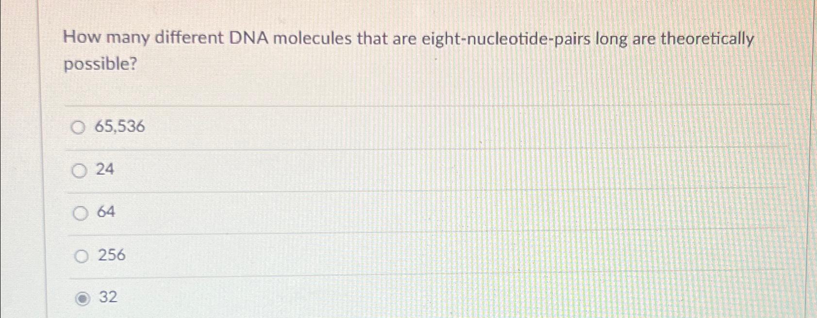 Solved How many different DNA molecules that are | Chegg.com