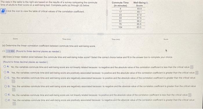 Solved A Which Variable Is Likely The Explanatory Variable 2559