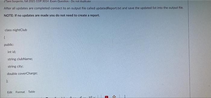 Solved C Implement A Void Function Updatecost That Will 8607
