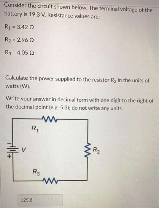 Solved Consider the circuit shown below. The terminal | Chegg.com