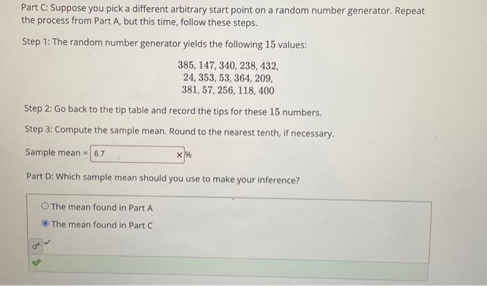 These data are tip percentages (\%) for 450 meals | Chegg.com