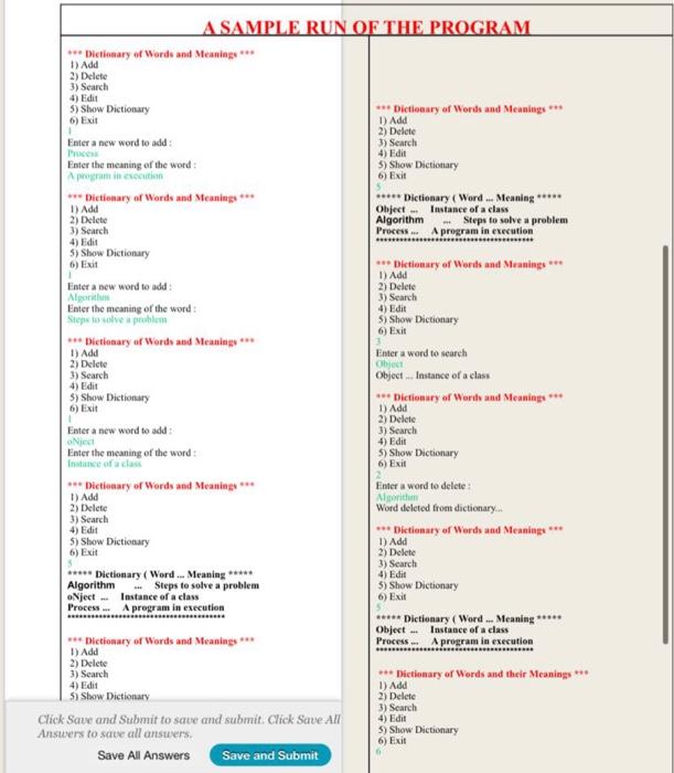 Solved Write a complete Java program using Hashtable
