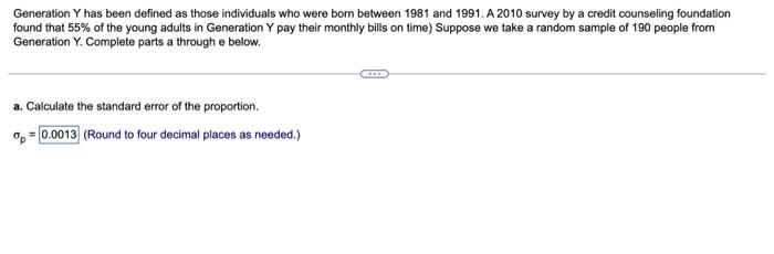 Solved Generation Y has been defined as those individuals | Chegg.com