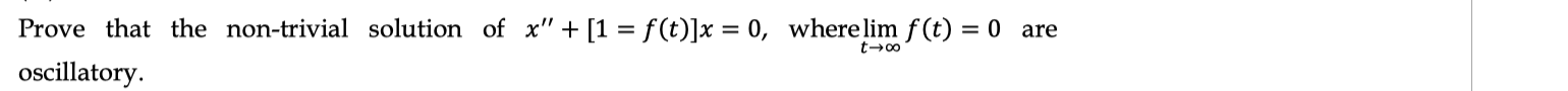 Solved Prove that the non-trivial solution of | Chegg.com