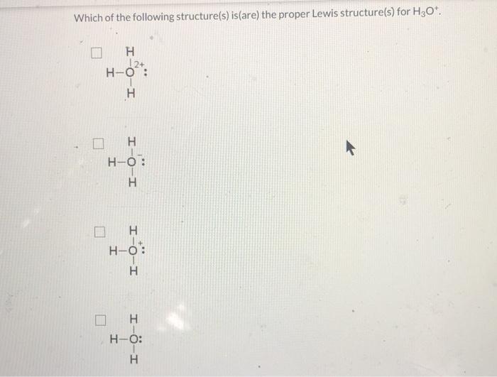 Solved Which of the following structure(s) is(are) the | Chegg.com