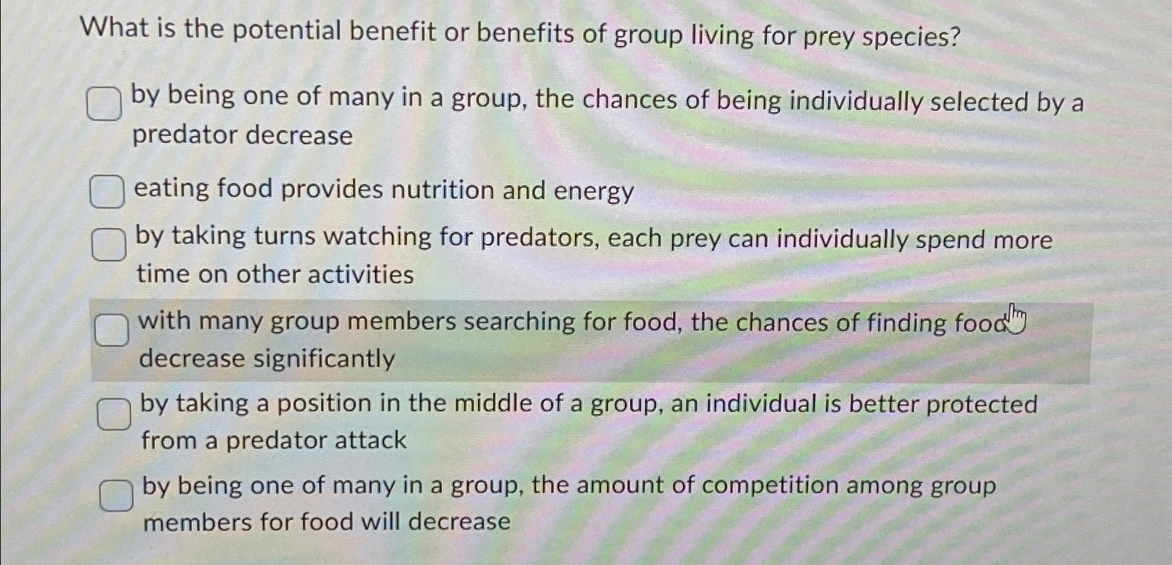 Solved What is the potential benefit or benefits of group | Chegg.com