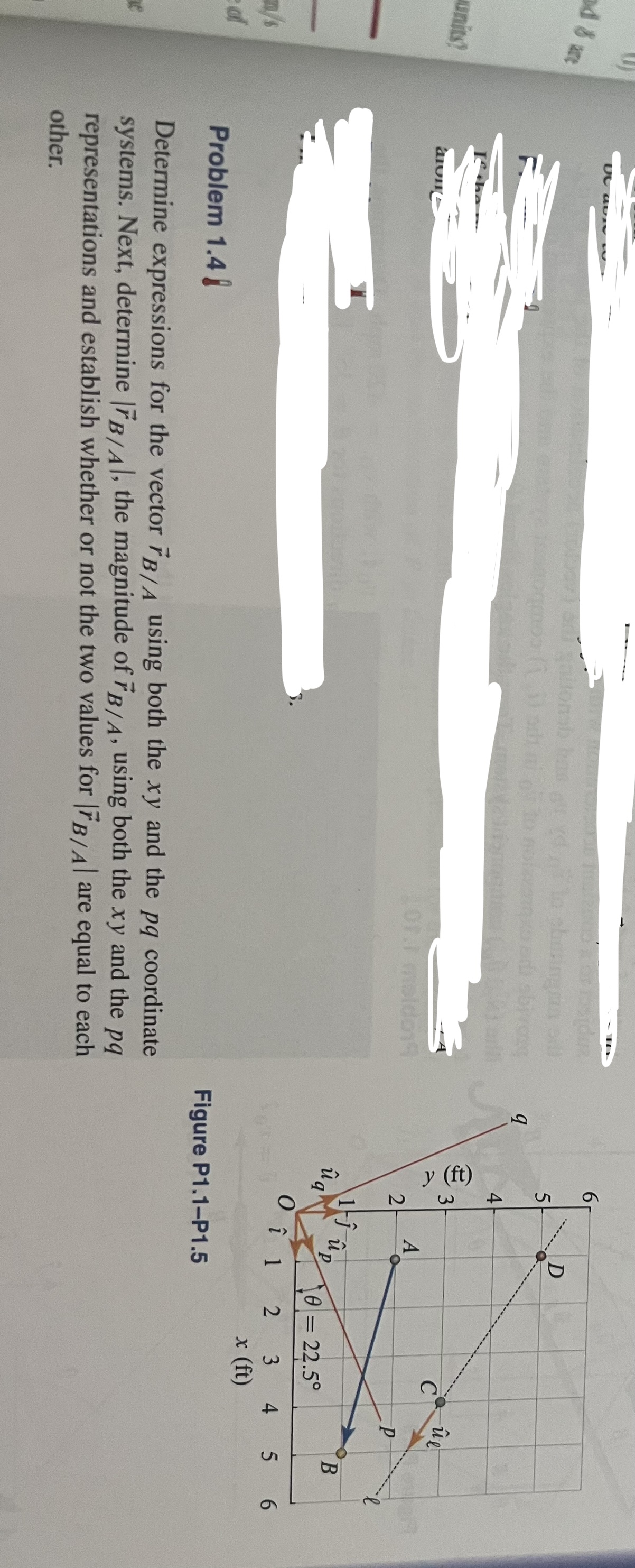 Solved Problem 1.4 ﻿&Determine expressions for the vector | Chegg.com
