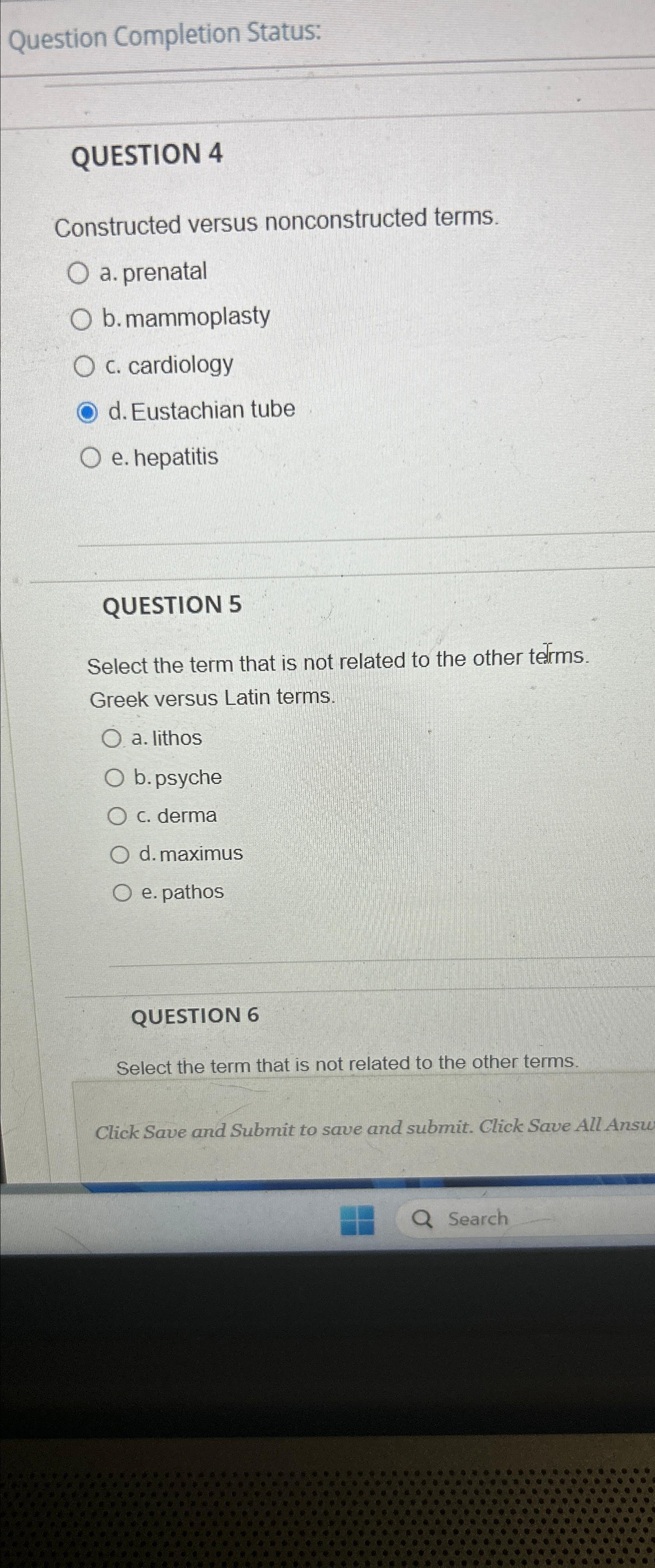 Solved Question Completion Status:QUESTION 4Constructed | Chegg.com