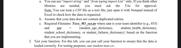 Solved Function 4: student_failures_dictionary The keys of | Chegg.com