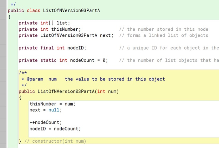 Solved /** * @return the number of times the element occurs | Chegg.com