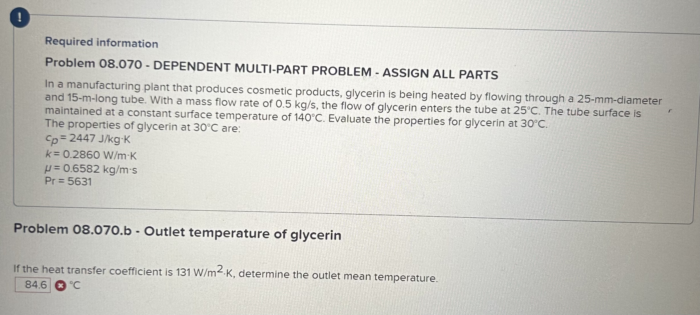 Solved !Required informationProblem 08.070 - ﻿DEPENDENT | Chegg.com