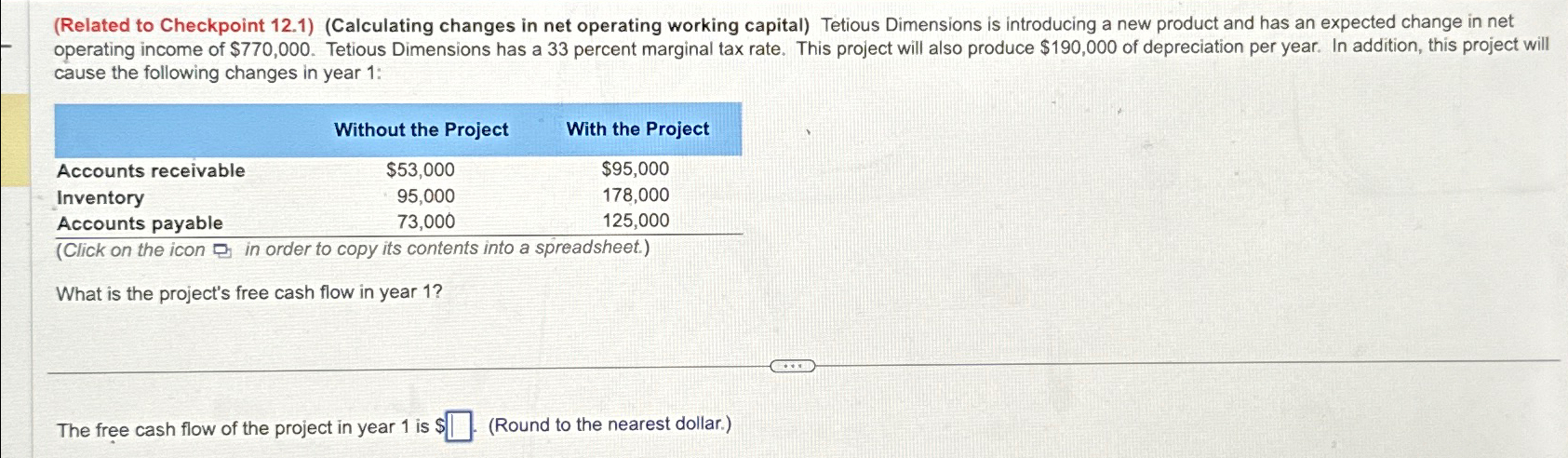 Solved (Related to Checkpoint 12.1) (Calculating changes in | Chegg.com
