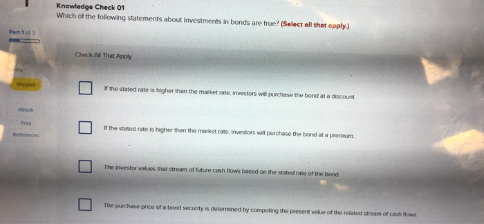 Solved Knowledge Check 01 Which of the following statements | Chegg.com