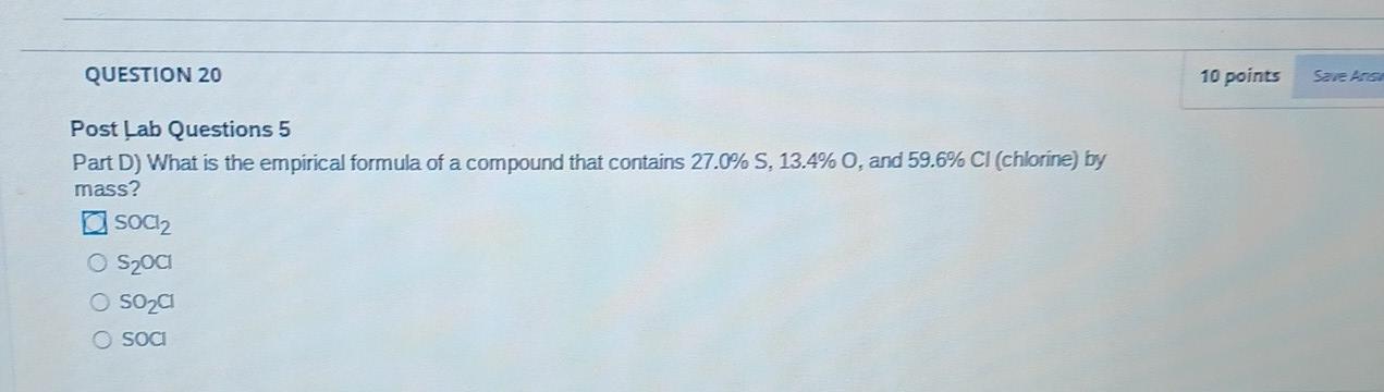 Solved Post Lab Questions 5 Part D) What is the empirical | Chegg.com