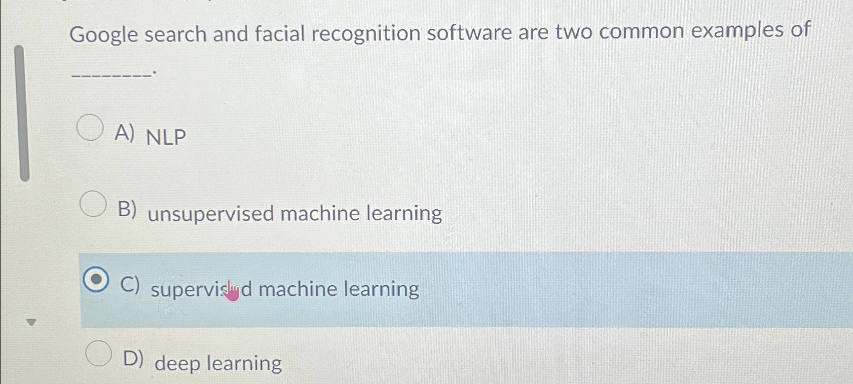 Solved Google search and facial recognition software are two | Chegg.com