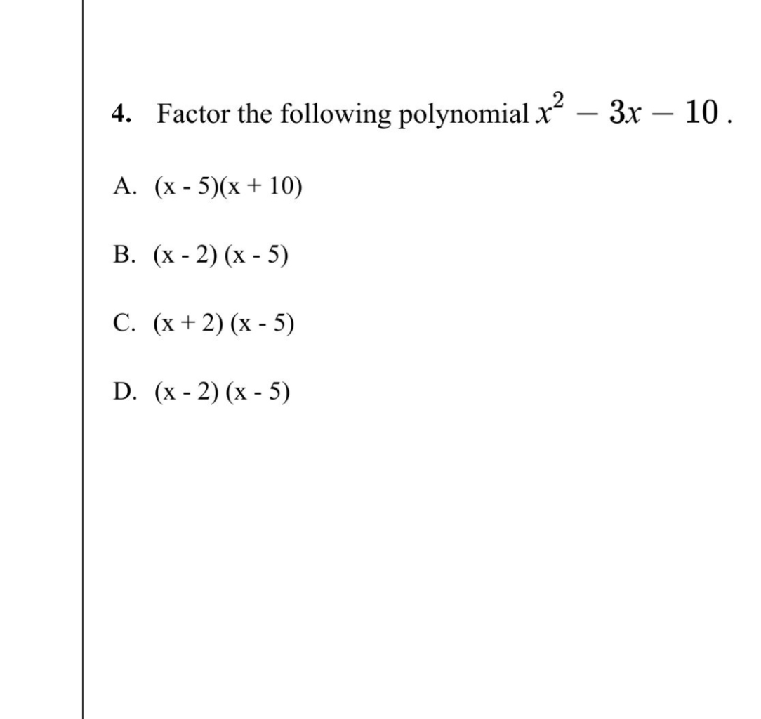 Solved Factor the following polynomial | Chegg.com