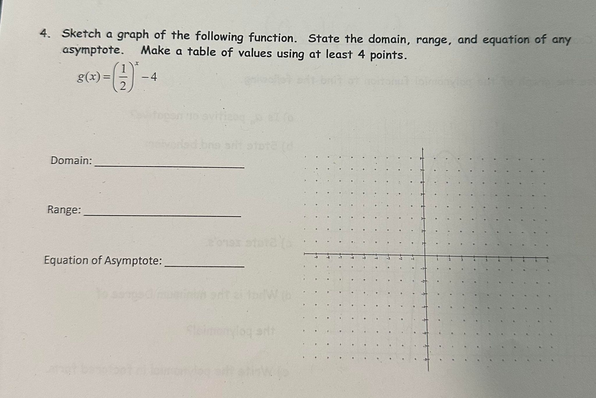 Solved Sketch a graph of the following function. State the | Chegg.com